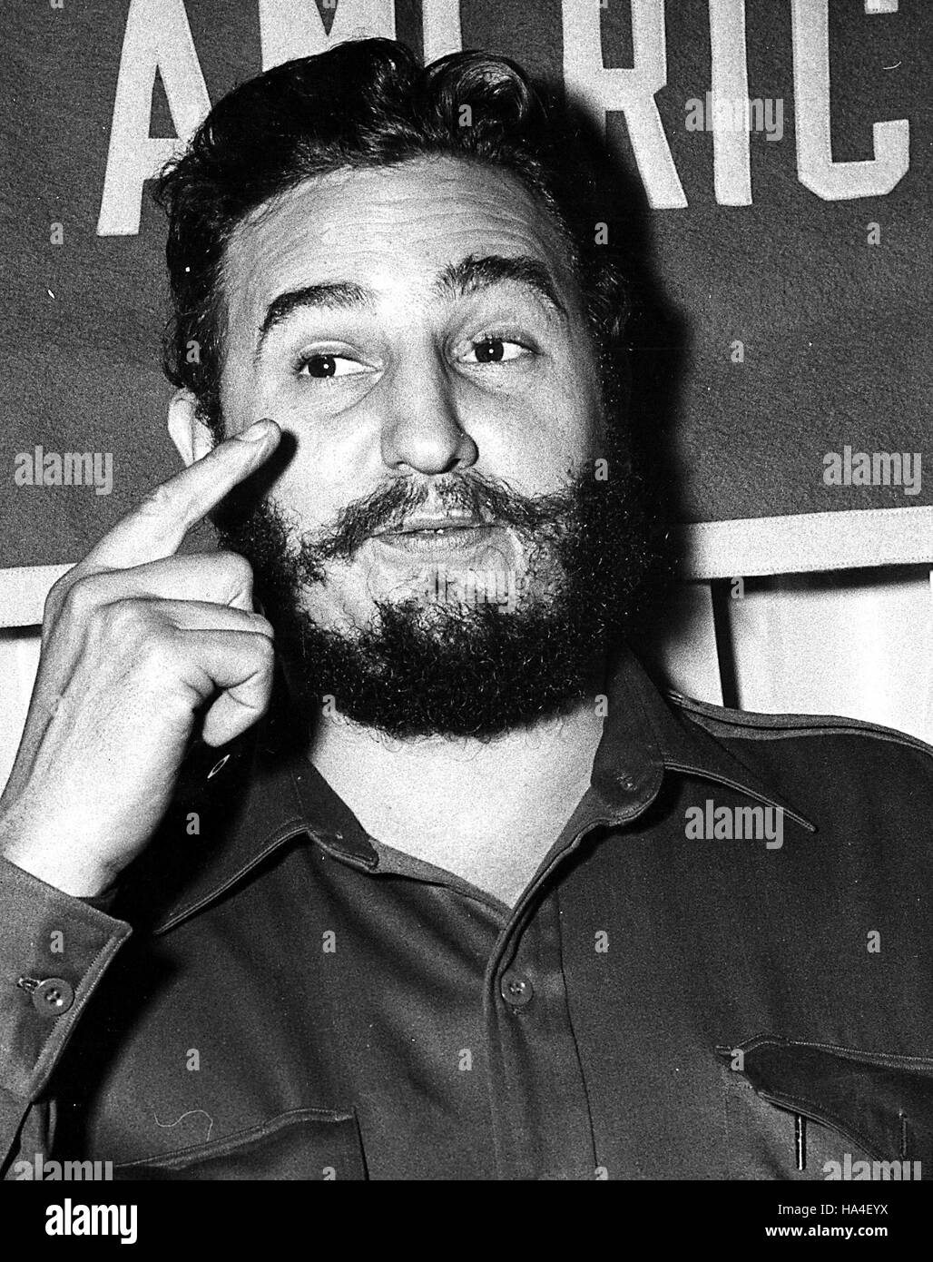 Ein bild von fidel castro Schwarzweiß-Stockfotos und -bilder - Alamy