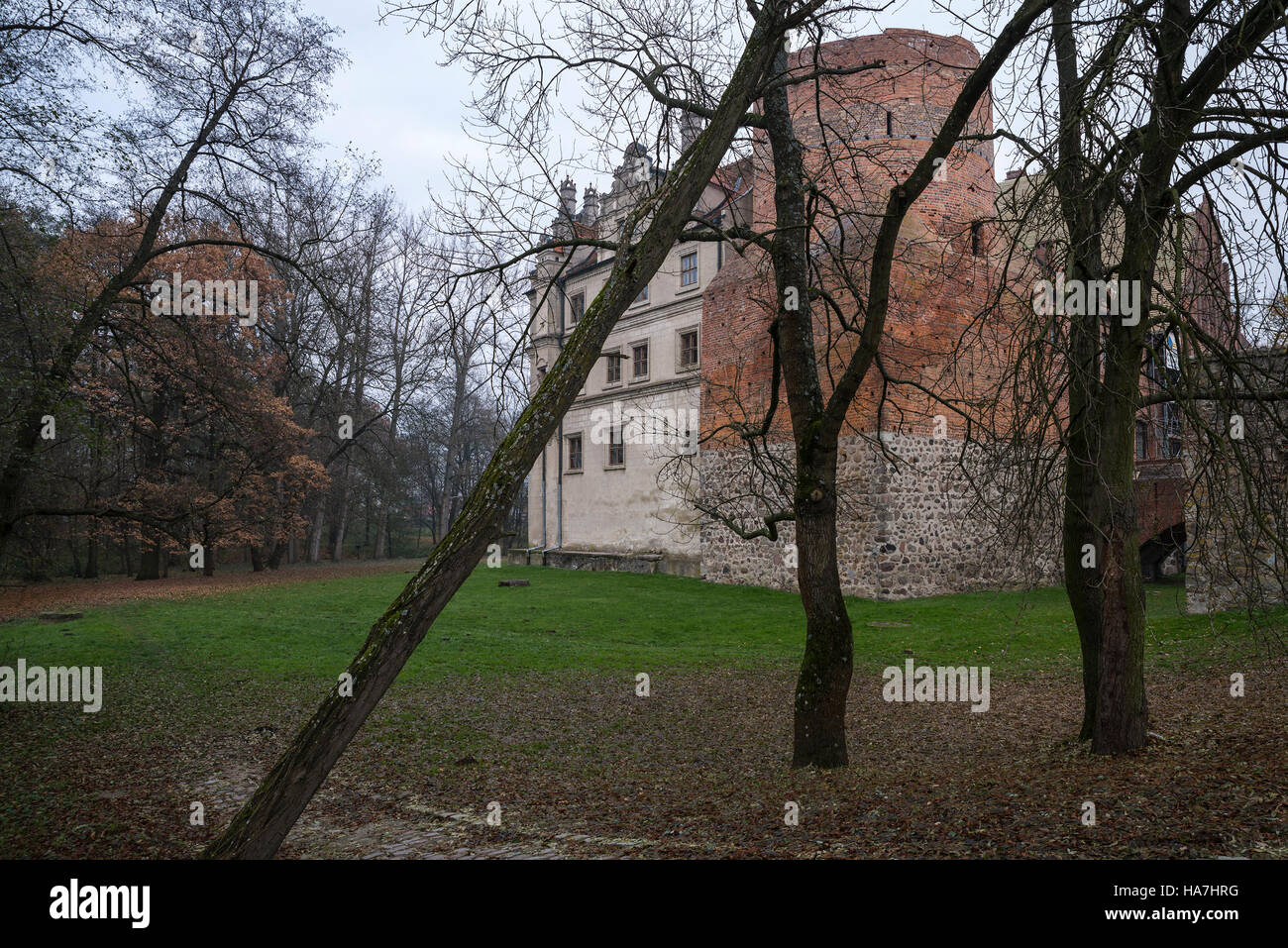 Pęzino Burg, Gmina Stargard Szczeciński in Stargard County, West ...