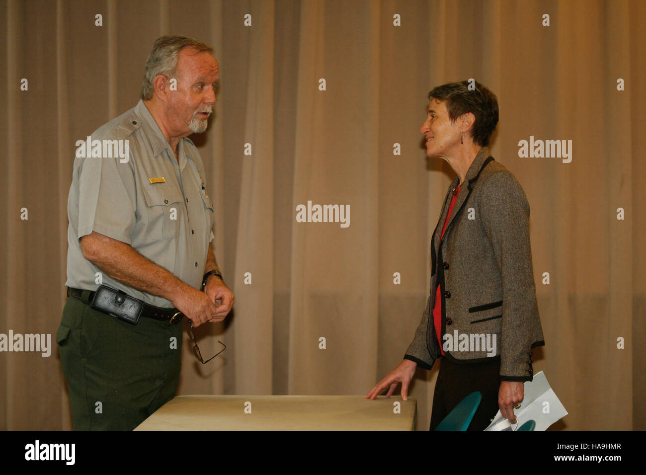 Dieses Bild des US-Innenministeriums zeigt die fortlaufenden Bemühungen, Naturschutz ...
