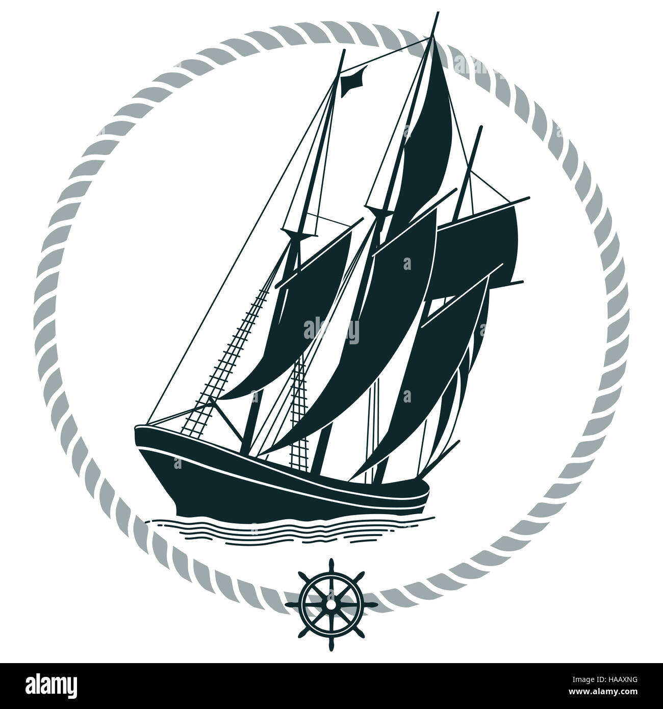 Segelschiff zeichen -Fotos und -Bildmaterial in hoher Auflösung – Alamy