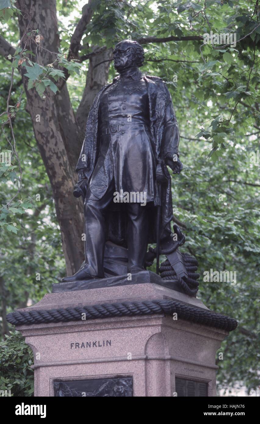 Sir John Franklin Statue Stockfotos und -bilder Kaufen - Alamy