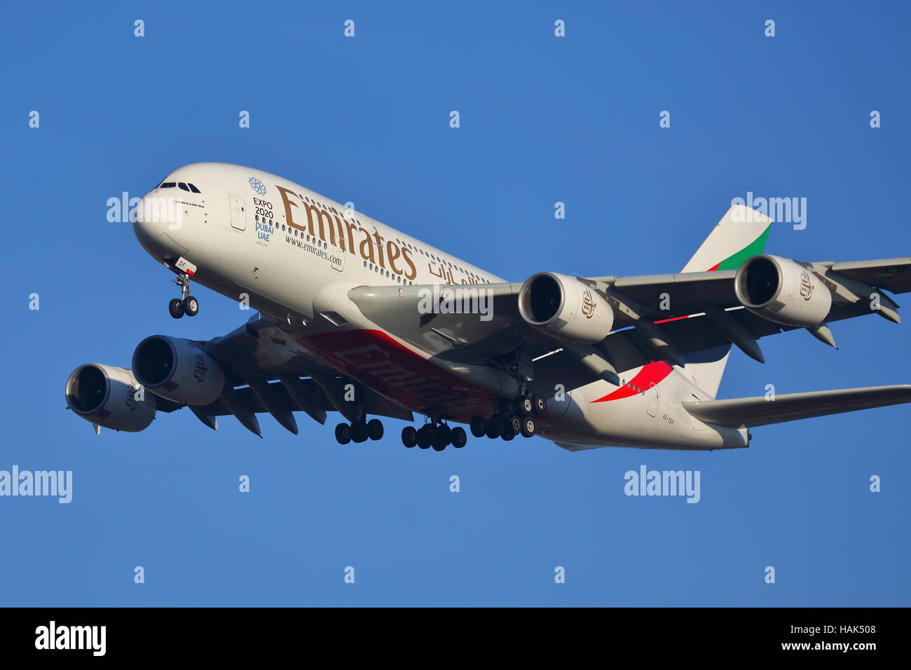 Emirates airlines -Fotos und -Bildmaterial in hoher Auflösung – Alamy