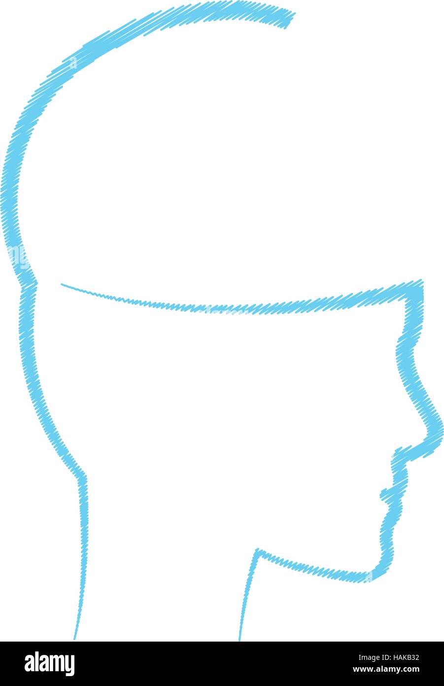 Menschliche Kopf Silhouette Symbol Vektor Illustration Grafik-design ...