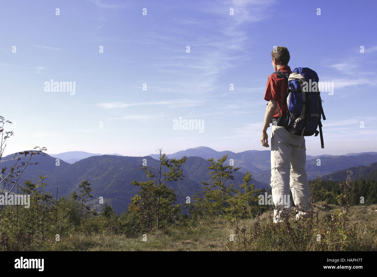 Wanderer Trekker Stockfotos und -bilder Kaufen - Alamy