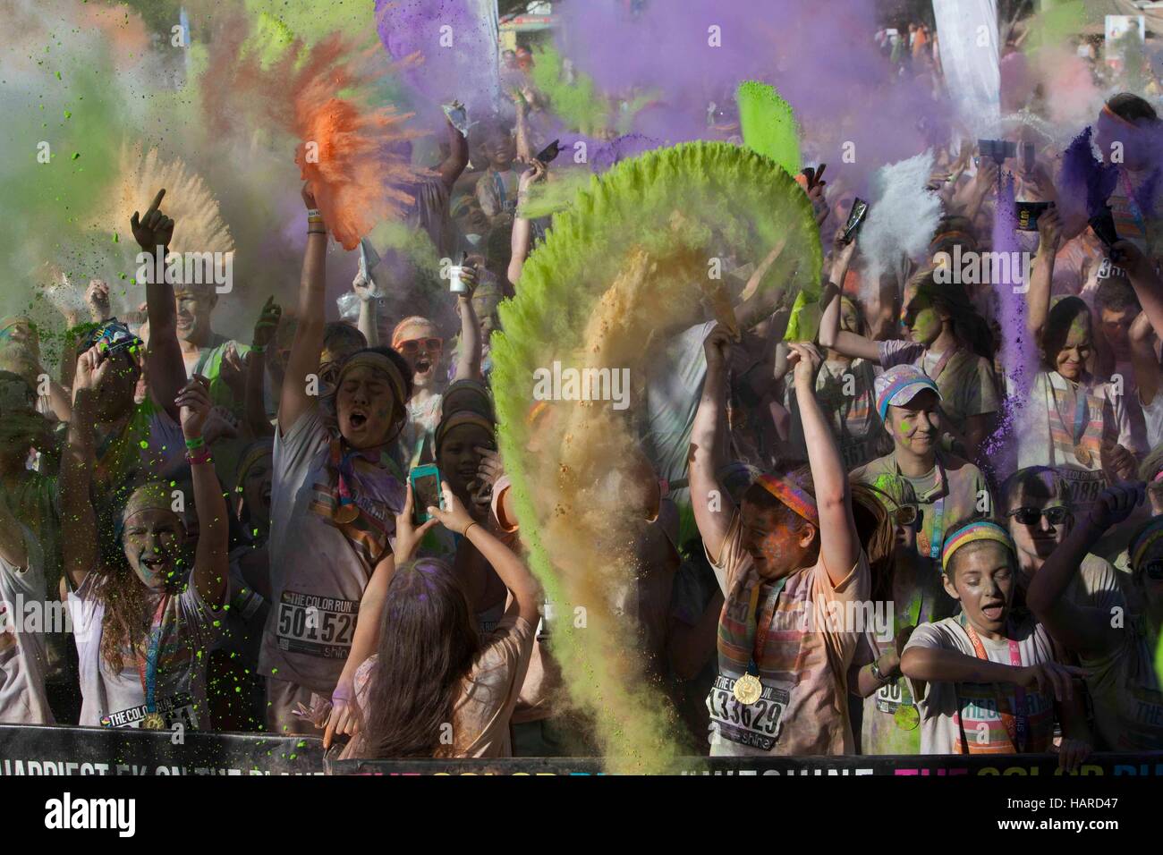 Der Farblauf Stockfotos und -bilder Kaufen - Alamy