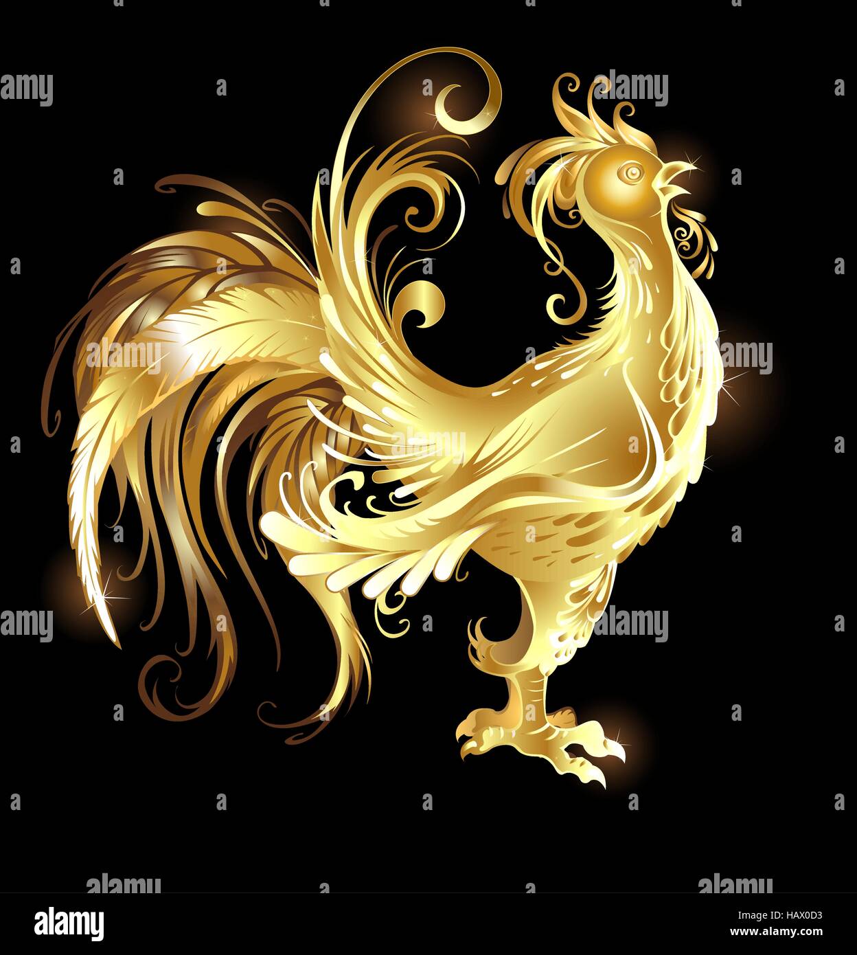 Rooster tail Stock-Vektorgrafiken kaufen - Alamy