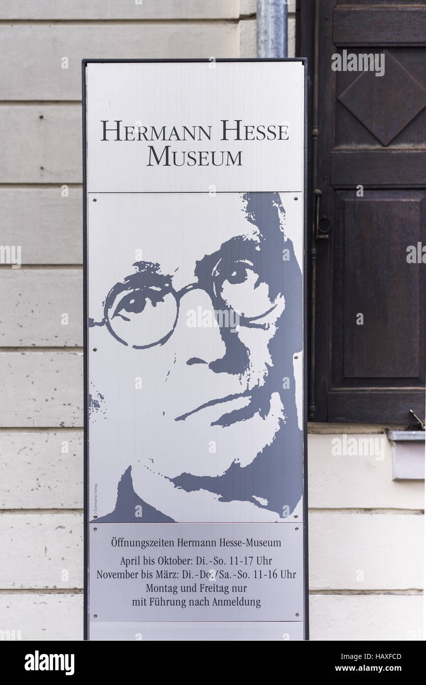 Hermann hesse museum -Fotos und -Bildmaterial in hoher Auflösung – Alamy