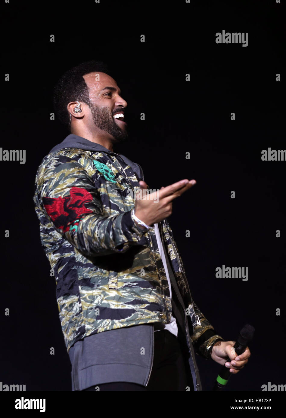 Craig David führt auf der Bühne in der Hauptstadt Jingle Bell Ball mit ...