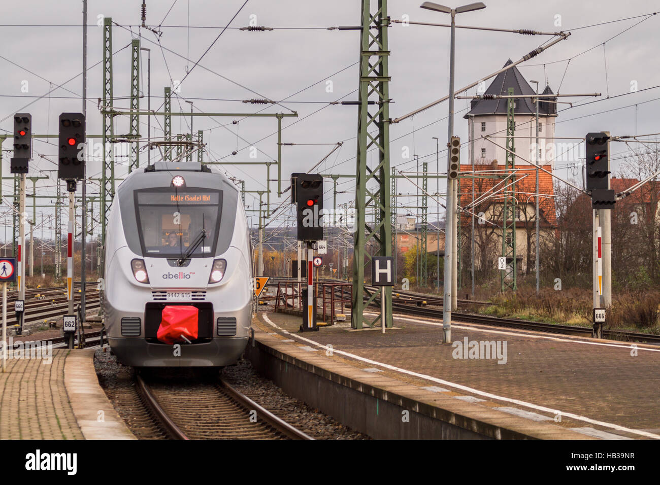 Abellio: Abellio-Zug in Weimar Stockfotografie - Alamy