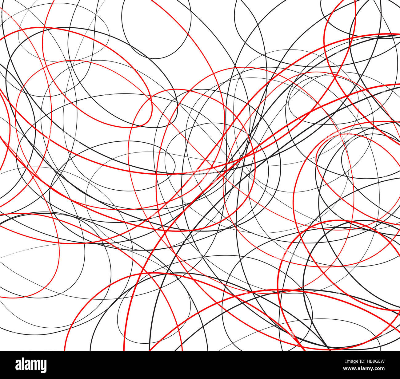 Abstrakte Linie Kunst in 2d Software gemacht Stockfotografie - Alamy