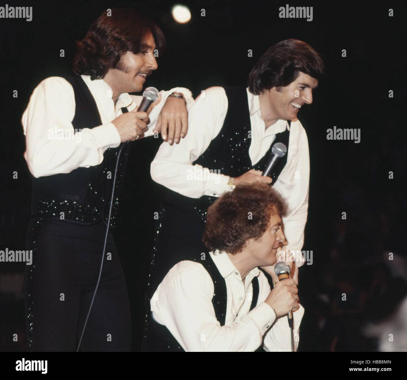 Die Lettermen, von oben nach unten: Donny Pike, Gary Hecht, Tony Butala ...