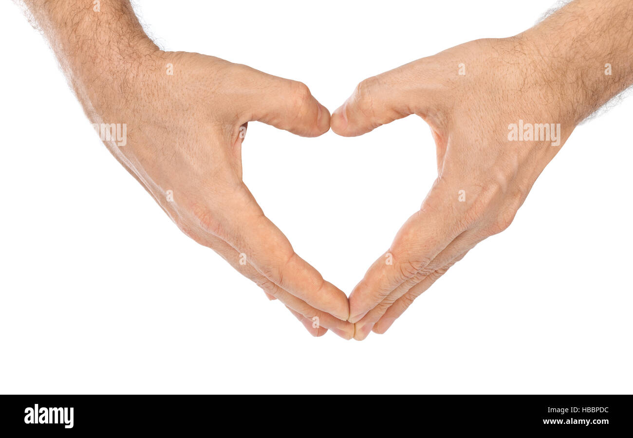Heart made hands -Fotos und -Bildmaterial in hoher Auflösung – Alamy