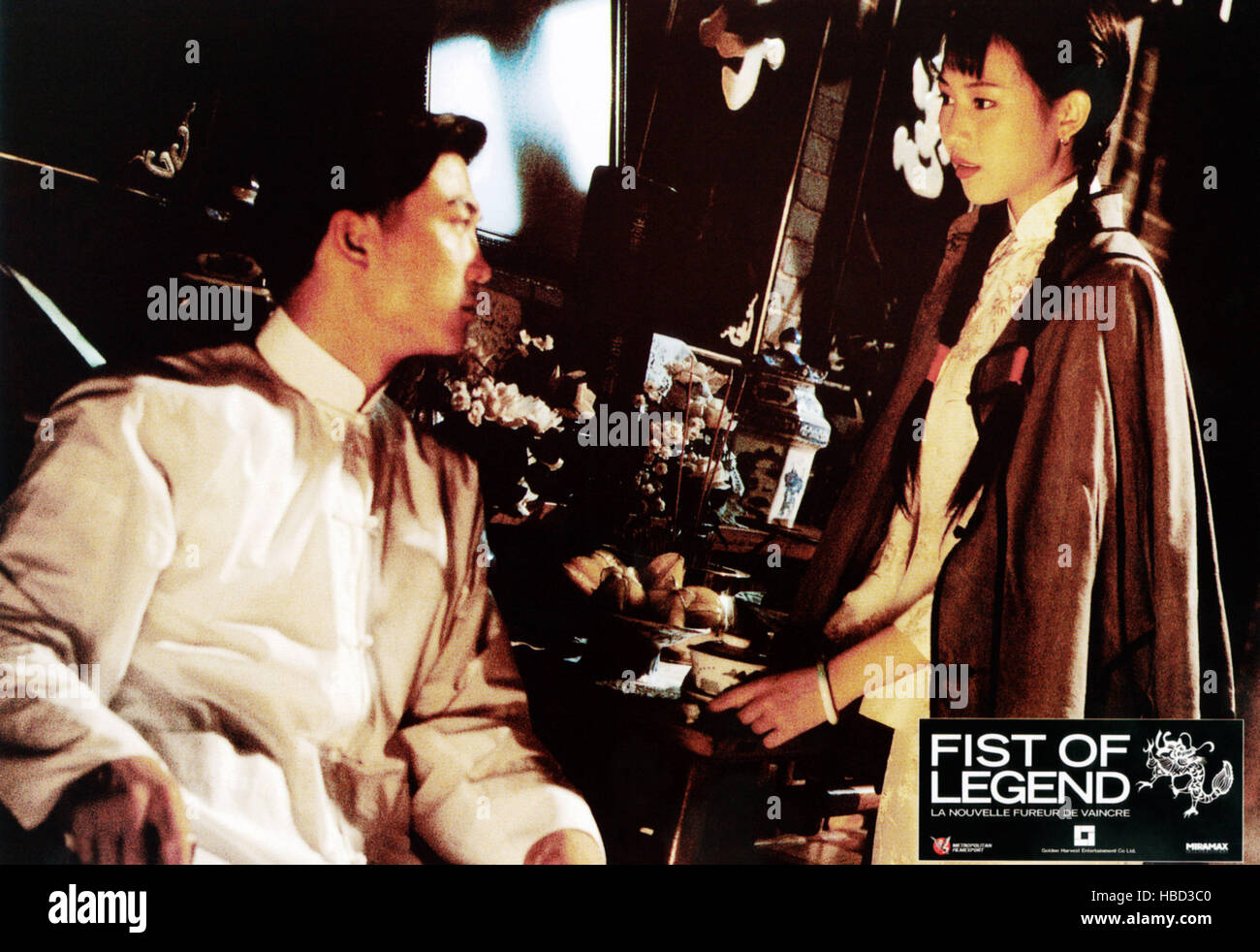FIST OF LEGEND, (aka JING WU YING XIONG), von links: Jet Li, Shinobu ...