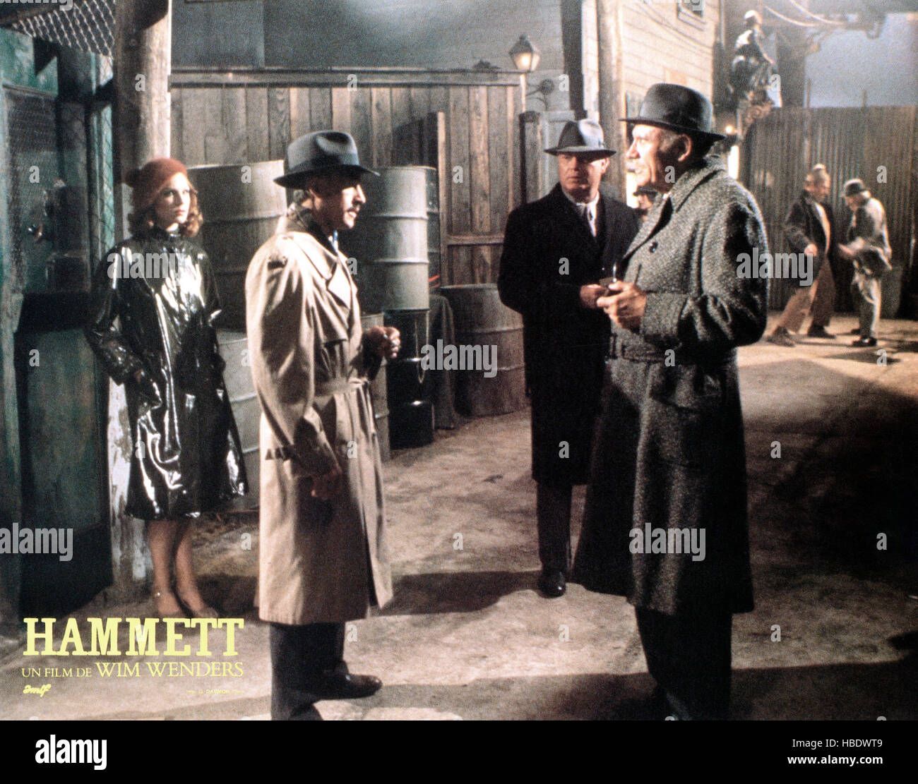 HAMMETT, von links: Marilu Henner, Frederic Forrest, Richard Bradford ...