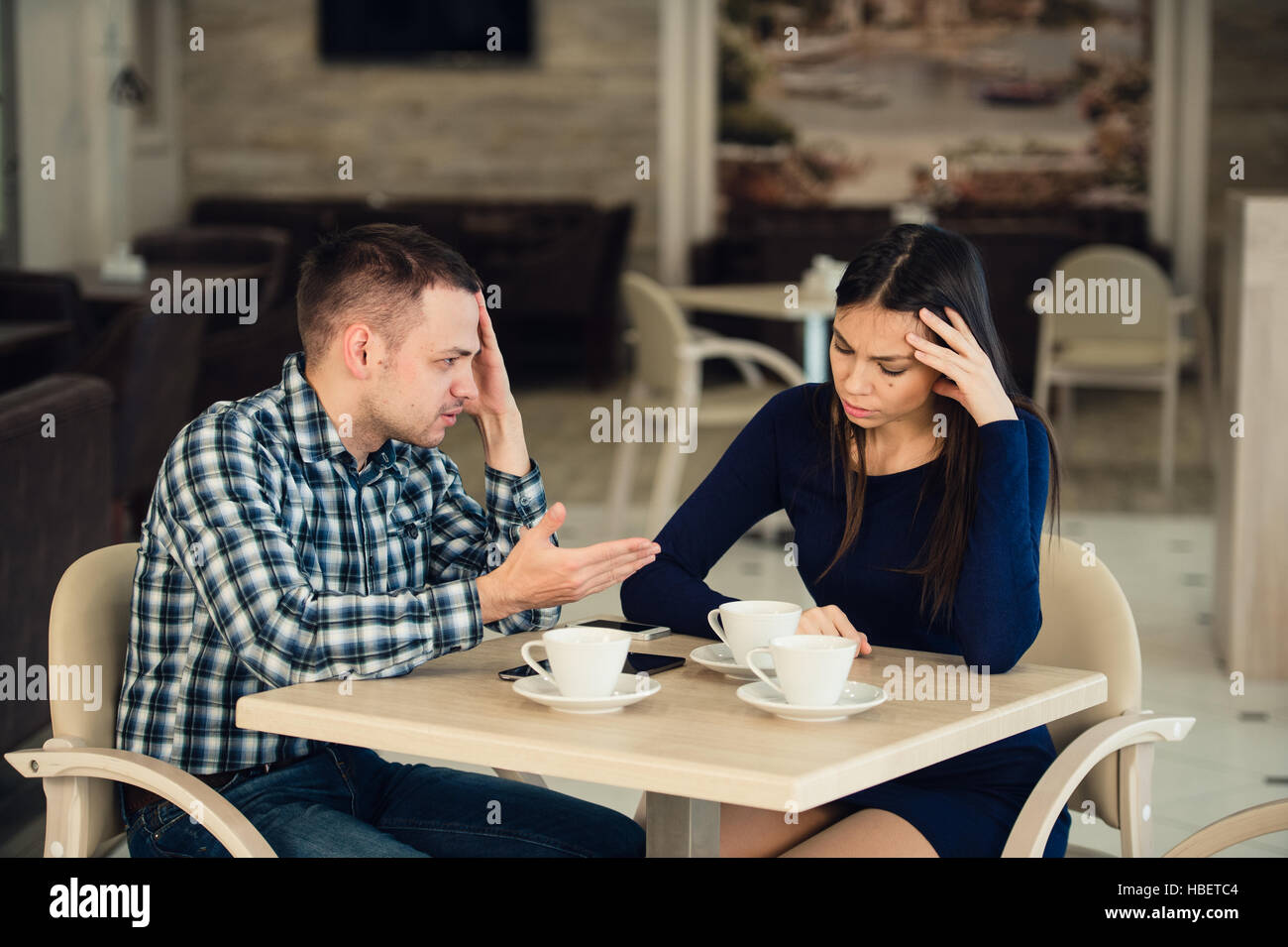 Paar Streiten Stockfotos und -bilder Kaufen - Alamy