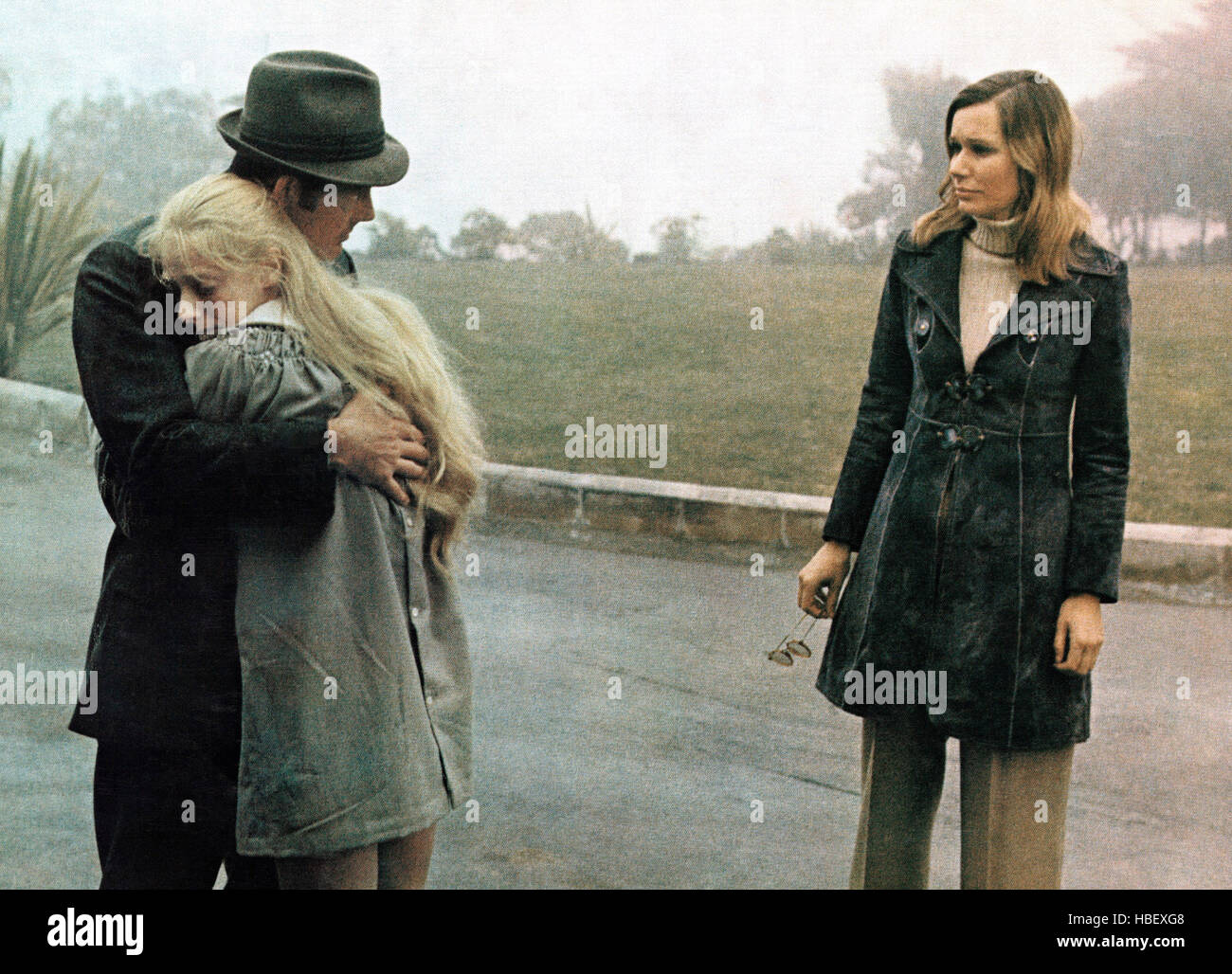 Eine Reflexion der Angst, von links; Robert Shaw, Sondra Locke, Sally Kellerman, 1973 ...