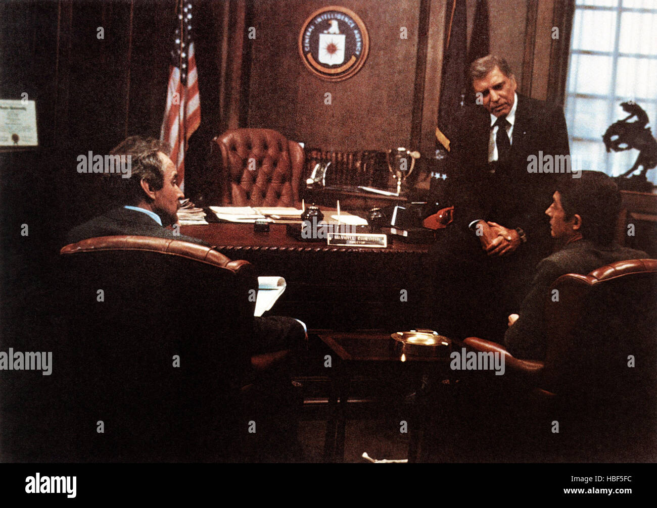 THE OSTERMAN WEEKEND, from left: Sandy McPeak, Burt Lancaster (on desk ...