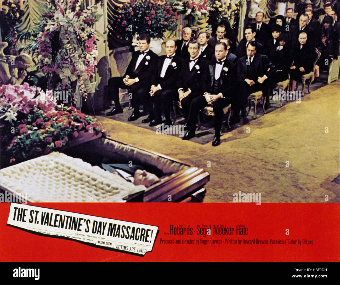 ST. Valentines DAY MASSACRE, Ralph Meeker (R), John Agar (im Sarg) 1967 ...