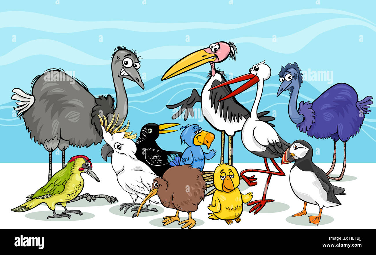 Clip Art And Illustration Birds Stockfotos und -bilder Kaufen - Alamy