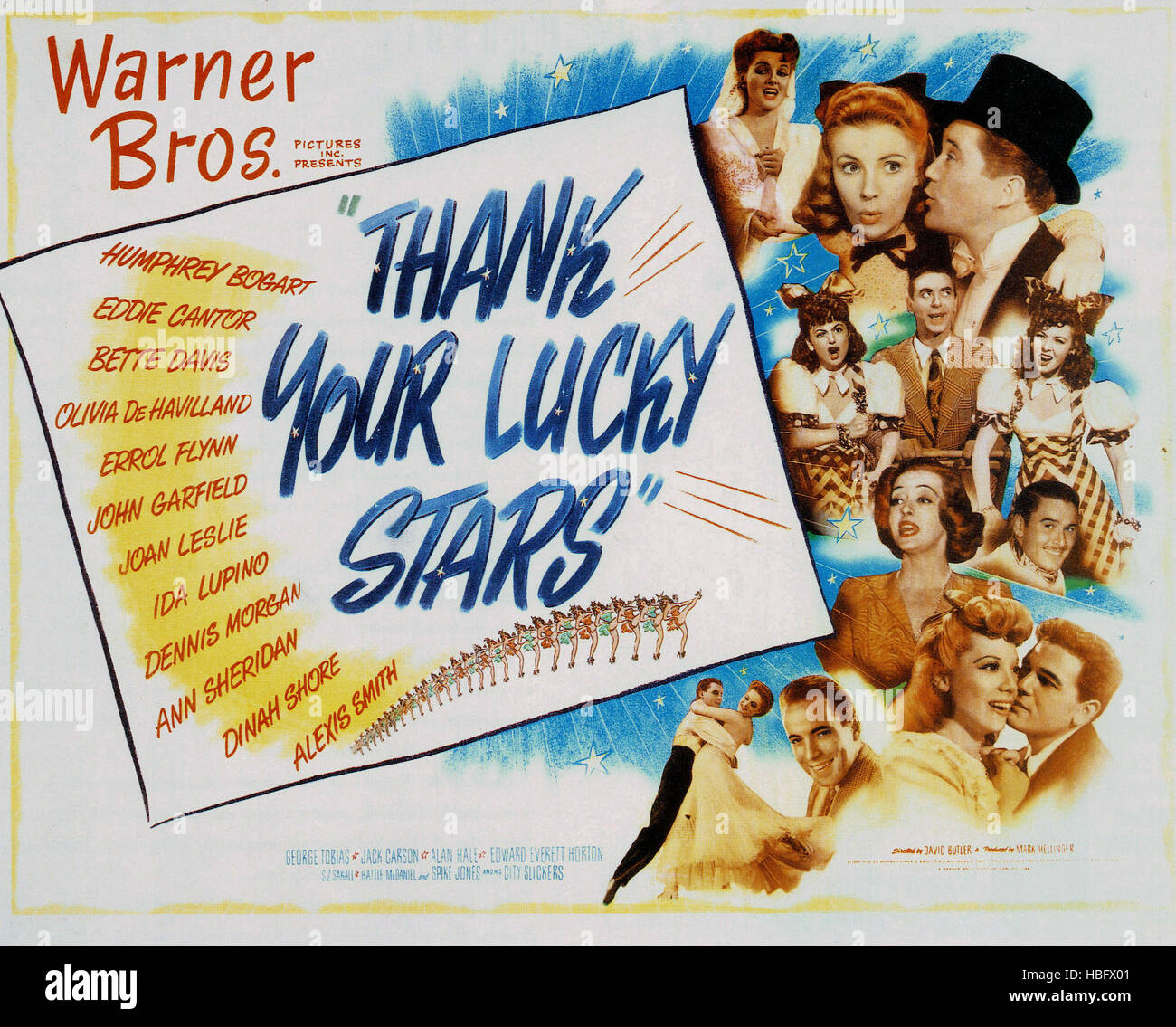 Ich danke IHR LUCKY STARS, Eddie Cantor, Humphrey Bogart, Bette Davis ...