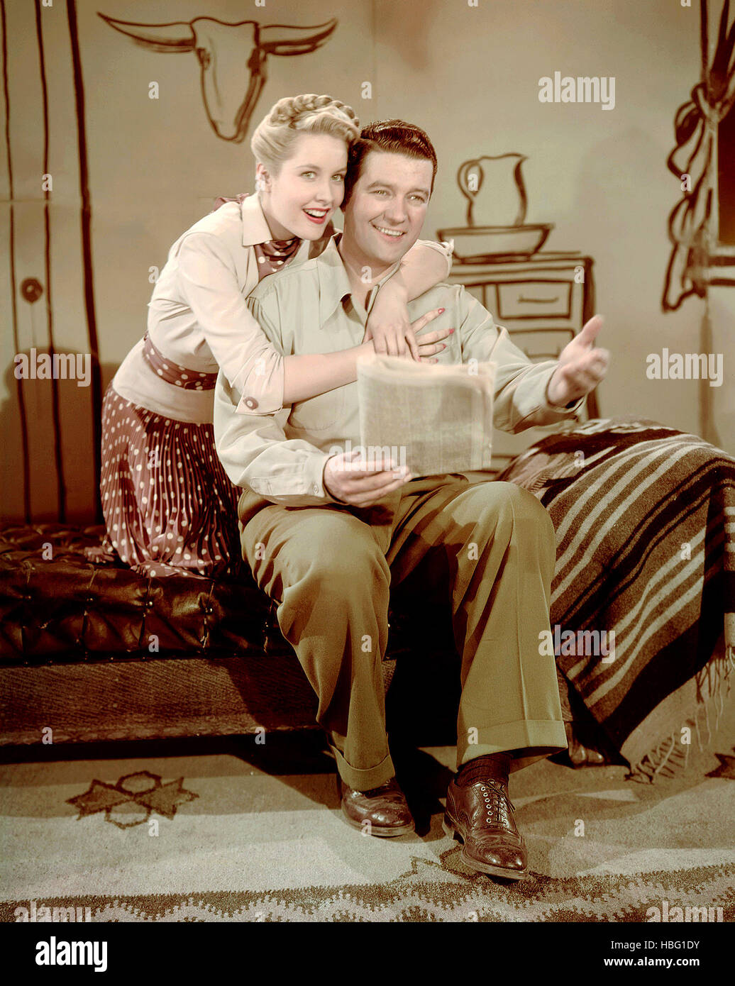 ZWEI Jungs aus TEXAS, (aka zwei TEXAS Ritter), Penny Edwards, Dennis ...