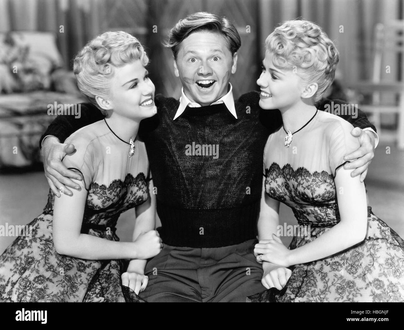 ANDY HARDY Blondine Ärger, Mickey Rooney, Kart-, mit Lee Wilde und Lyn ...