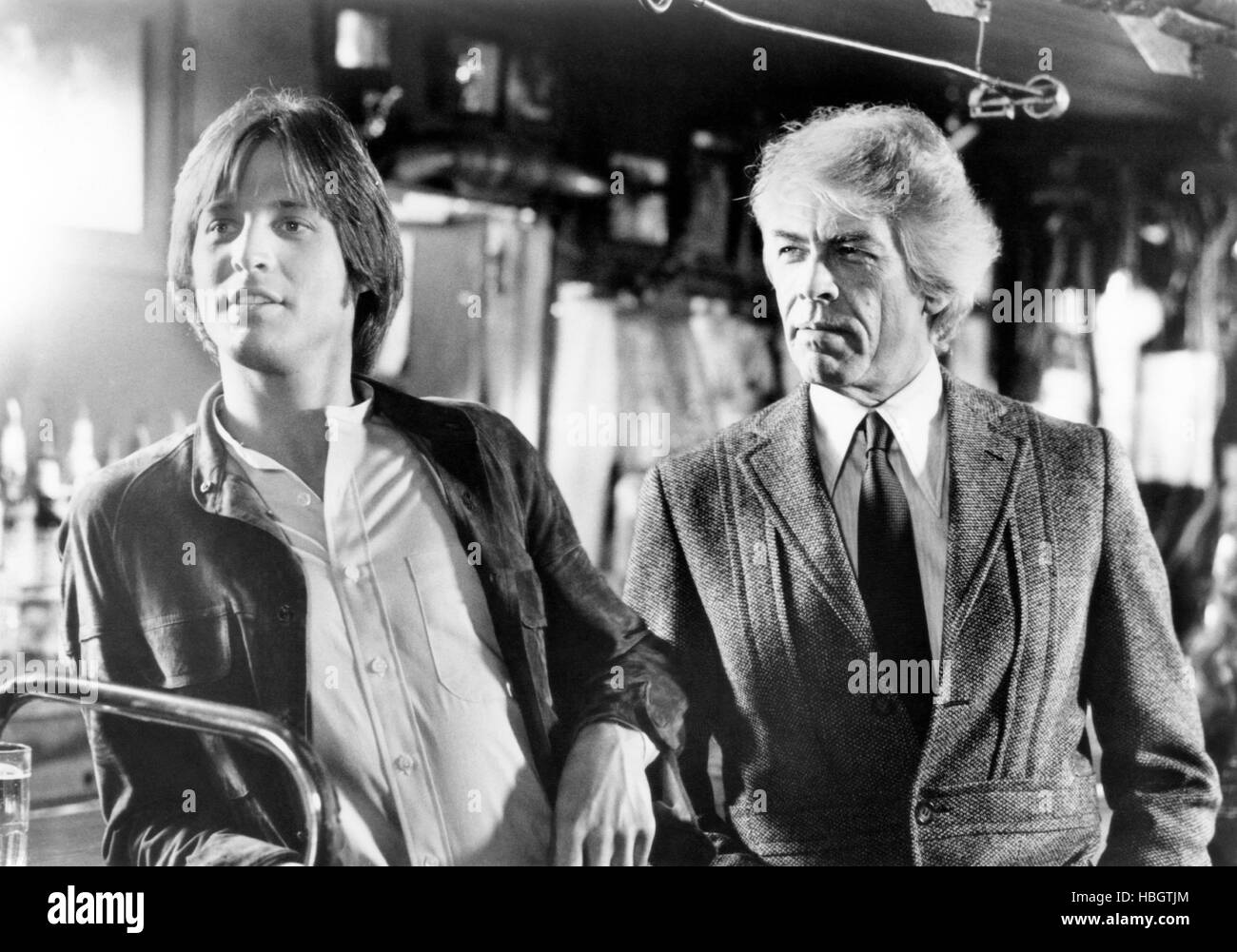 DIE BALTIMORE BULLET, von links: Bruce Boxleitner, James Coburn, 1980 ...