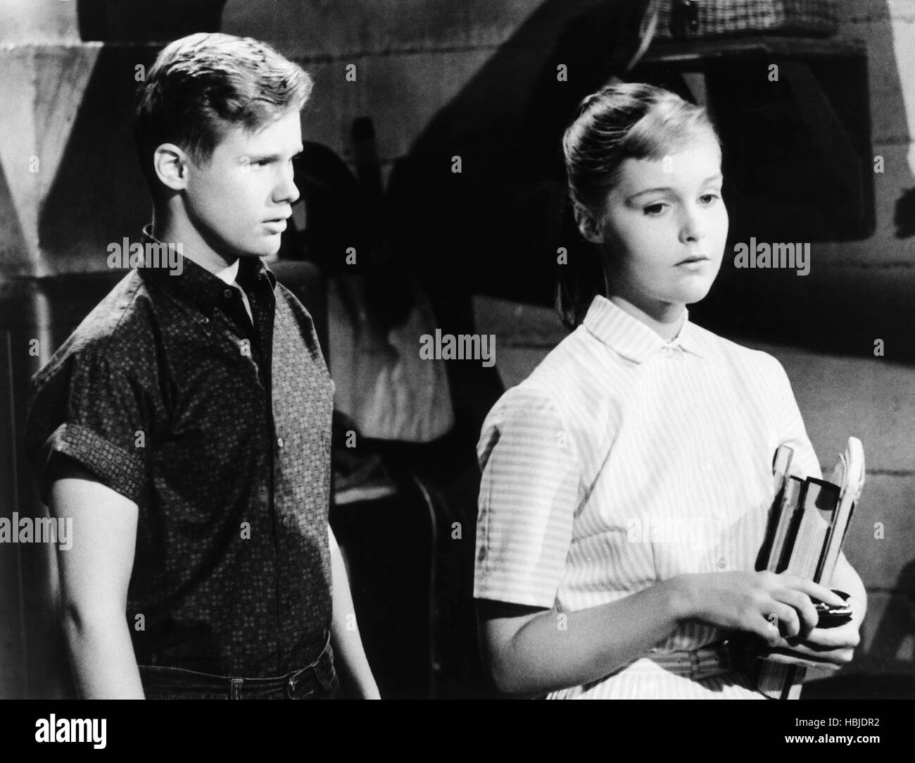 BLUE DENIM, von links: Brandon De Wilde, Carol Lynley, 1959, TM ...