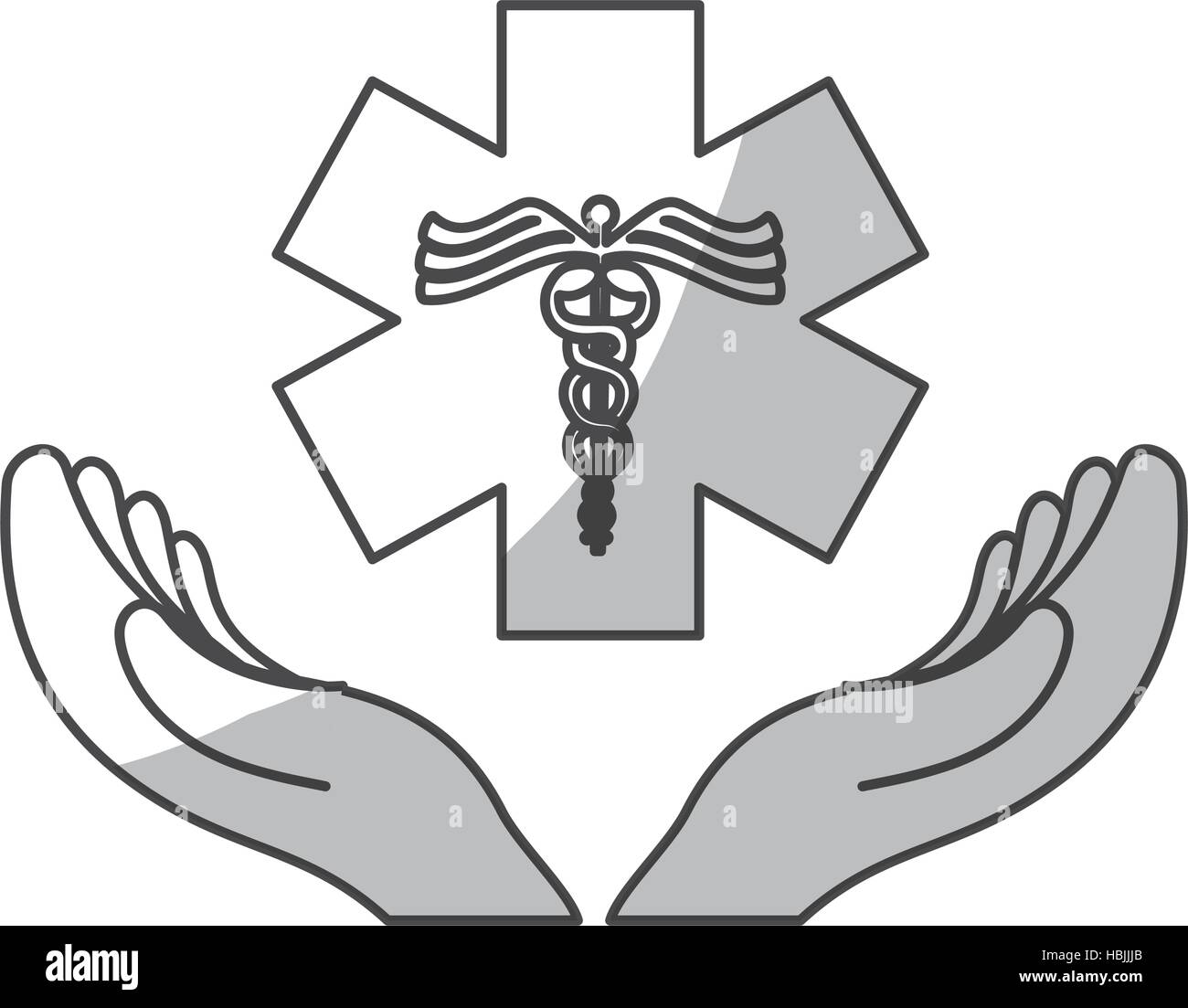 Asklepios Stab Symbol Bild Vektor Illustration-design Stock ...