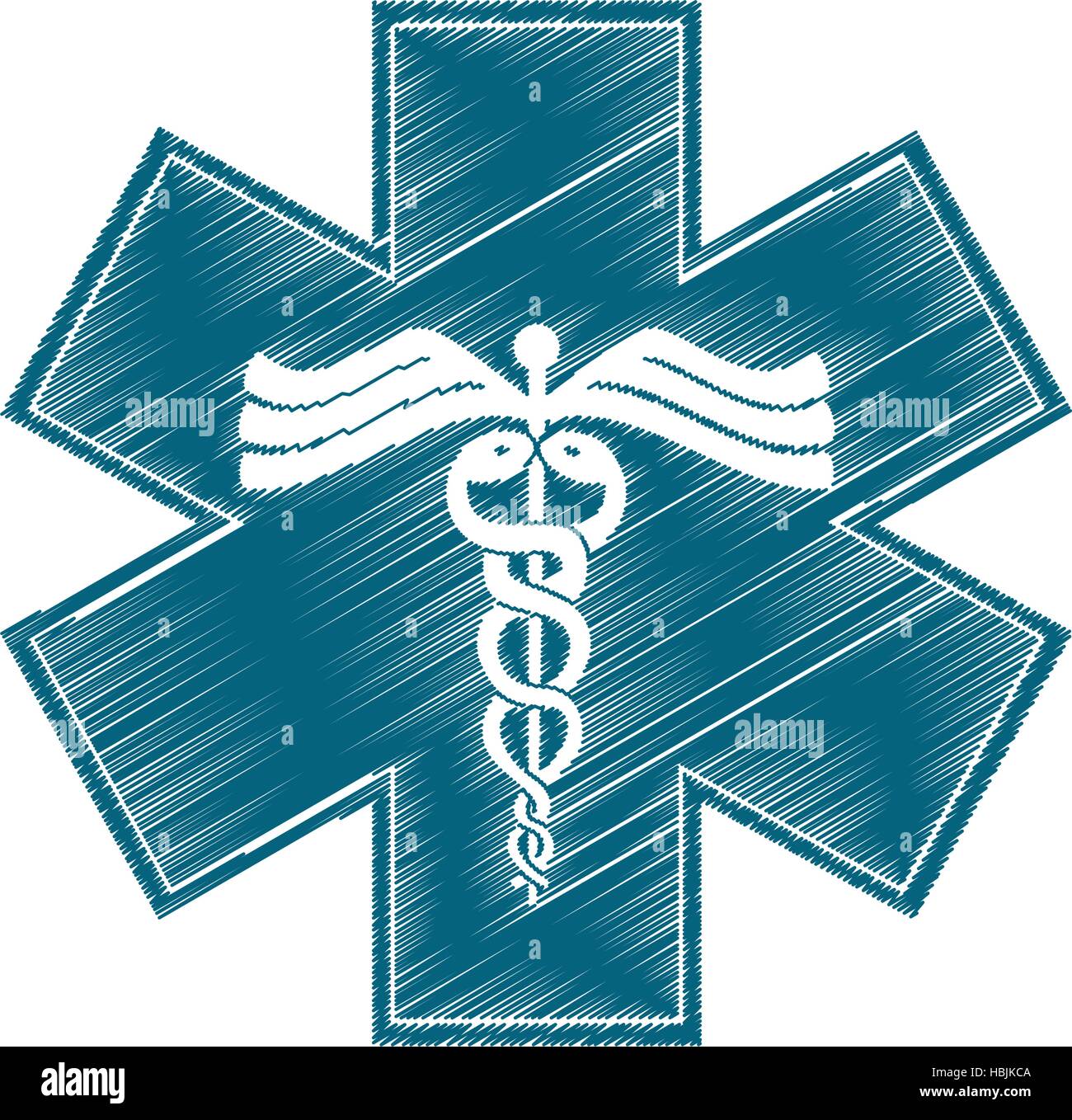 Asklepios Stab Symbol Bild Vektor Illustration-design Stock ...