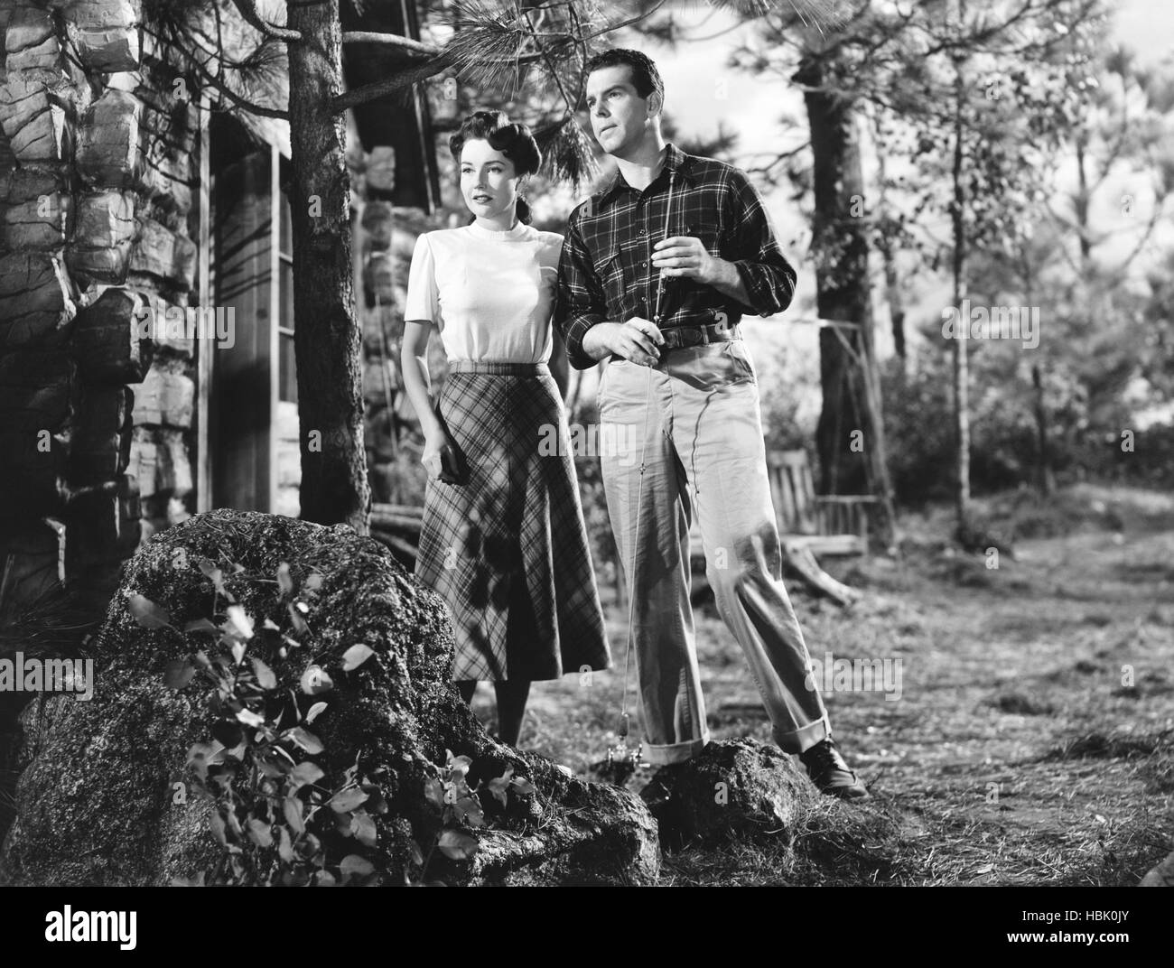 Kapitän EDDIE, von links: Lynn Bari, Fred MacMurray, 1945, TM & Copyright © 20th Century Fox ...