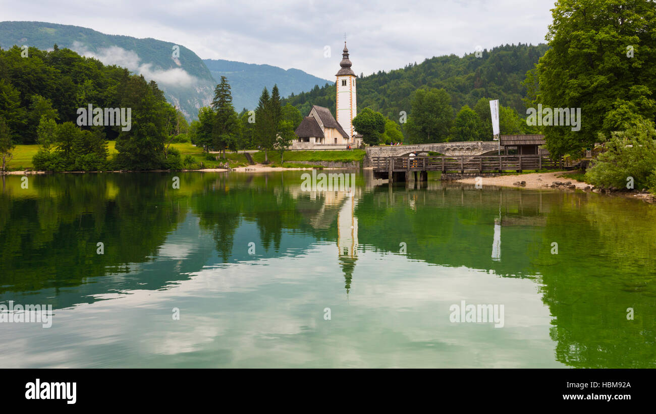 Wocheiner See (Bohinjsko Jezero), Triglav Nationalpark, obere Krain ...
