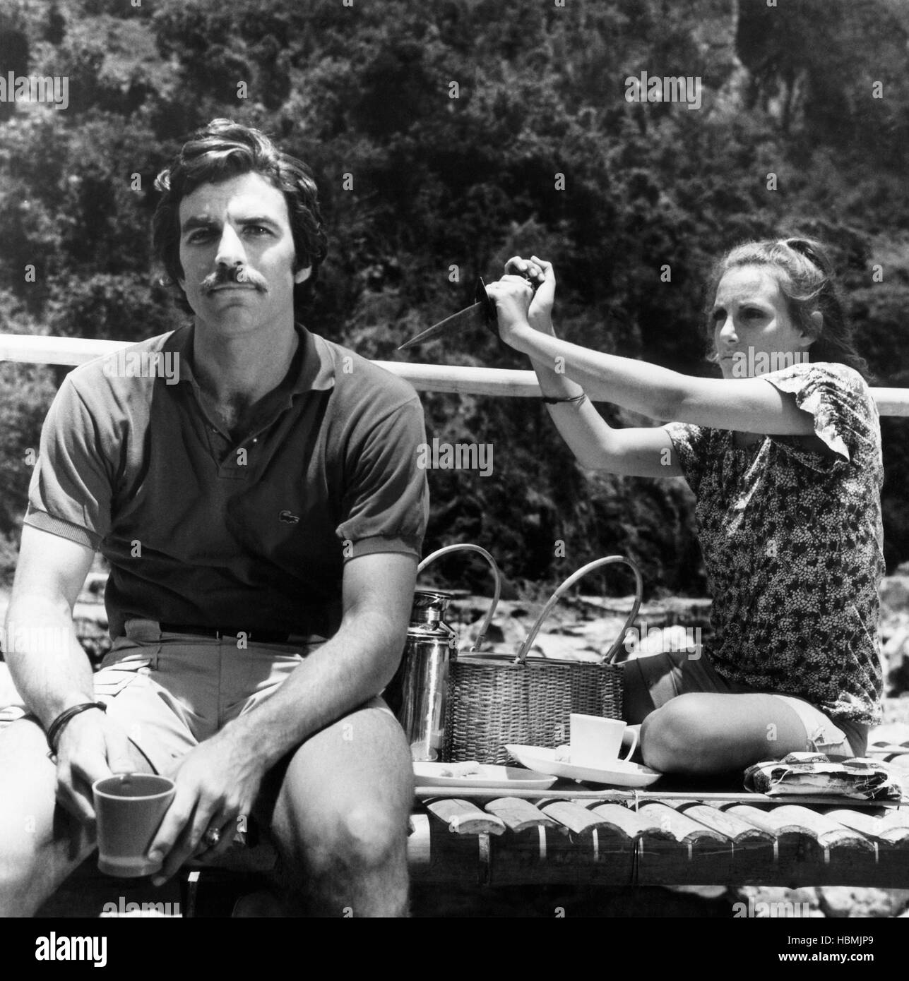 Töchter des Satans, Tom Selleck, Barra Grant, 1972 Stockfotografie - Alamy