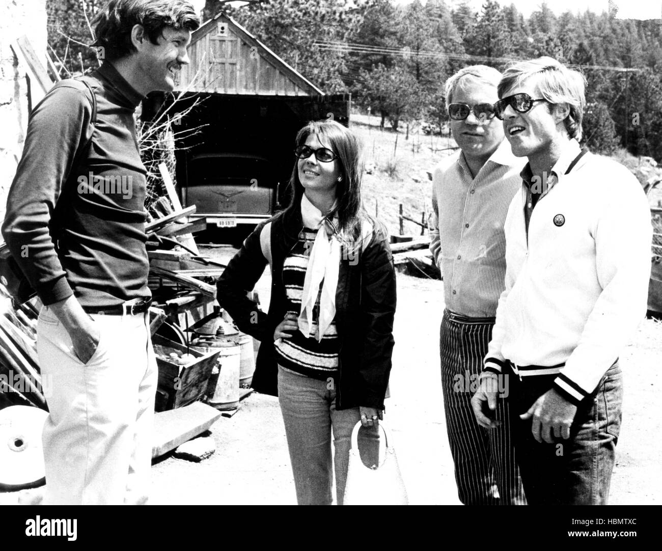 DOWNHILL-RACER, von links, Direktor Michael Ritchie, Natalie Wood ...