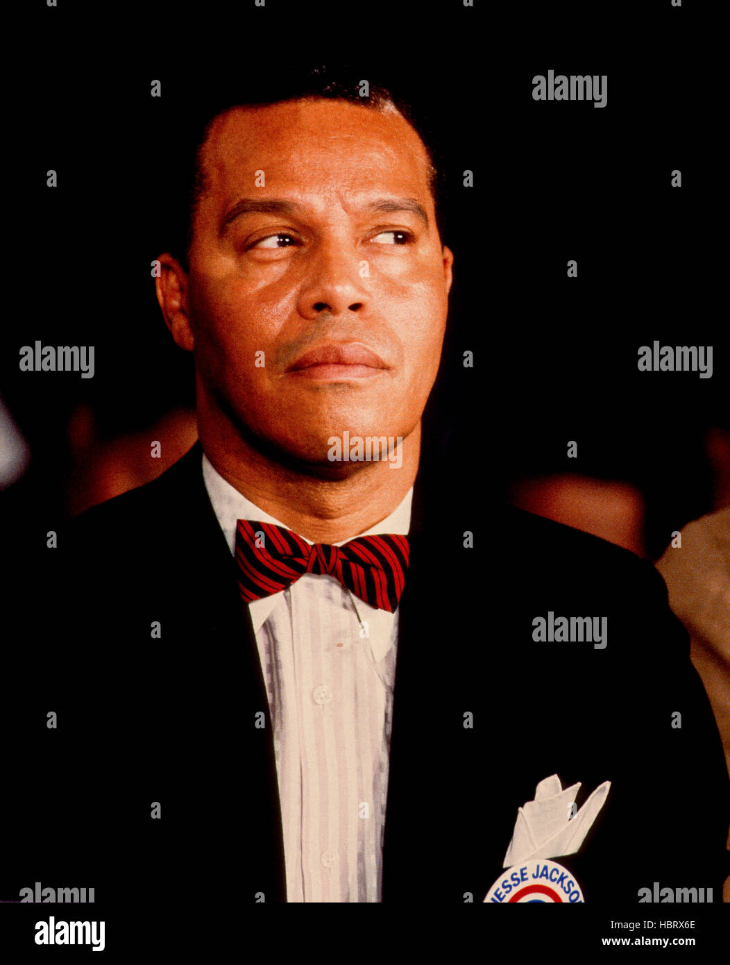 Washington, DC. 1984-Porträt der Nation of Islam-Führer Louis Farrakhan ...