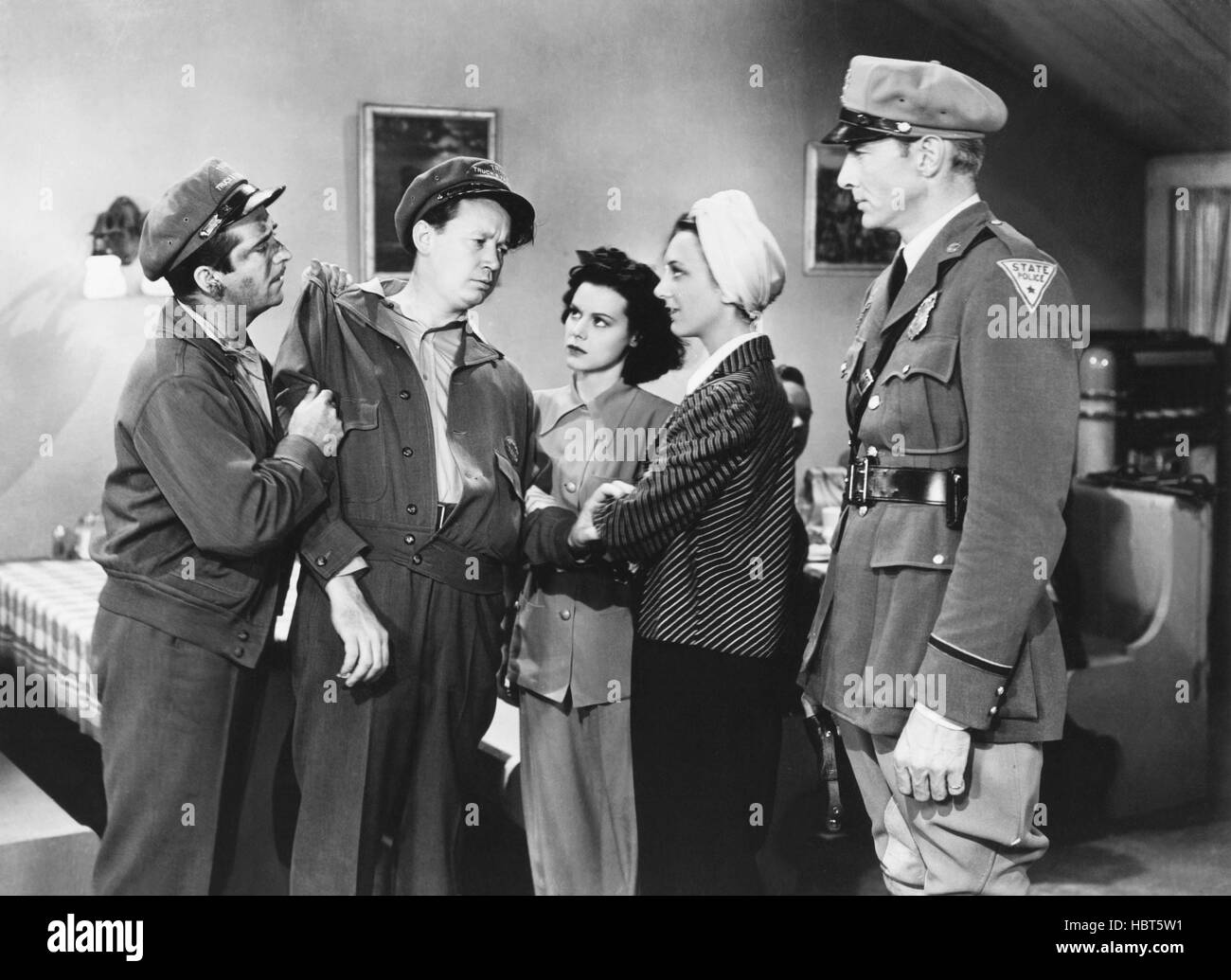 GIRLS OF THE ROAD, von links: Eddie Laughton, Eddie Acuff, Helen Mack ...