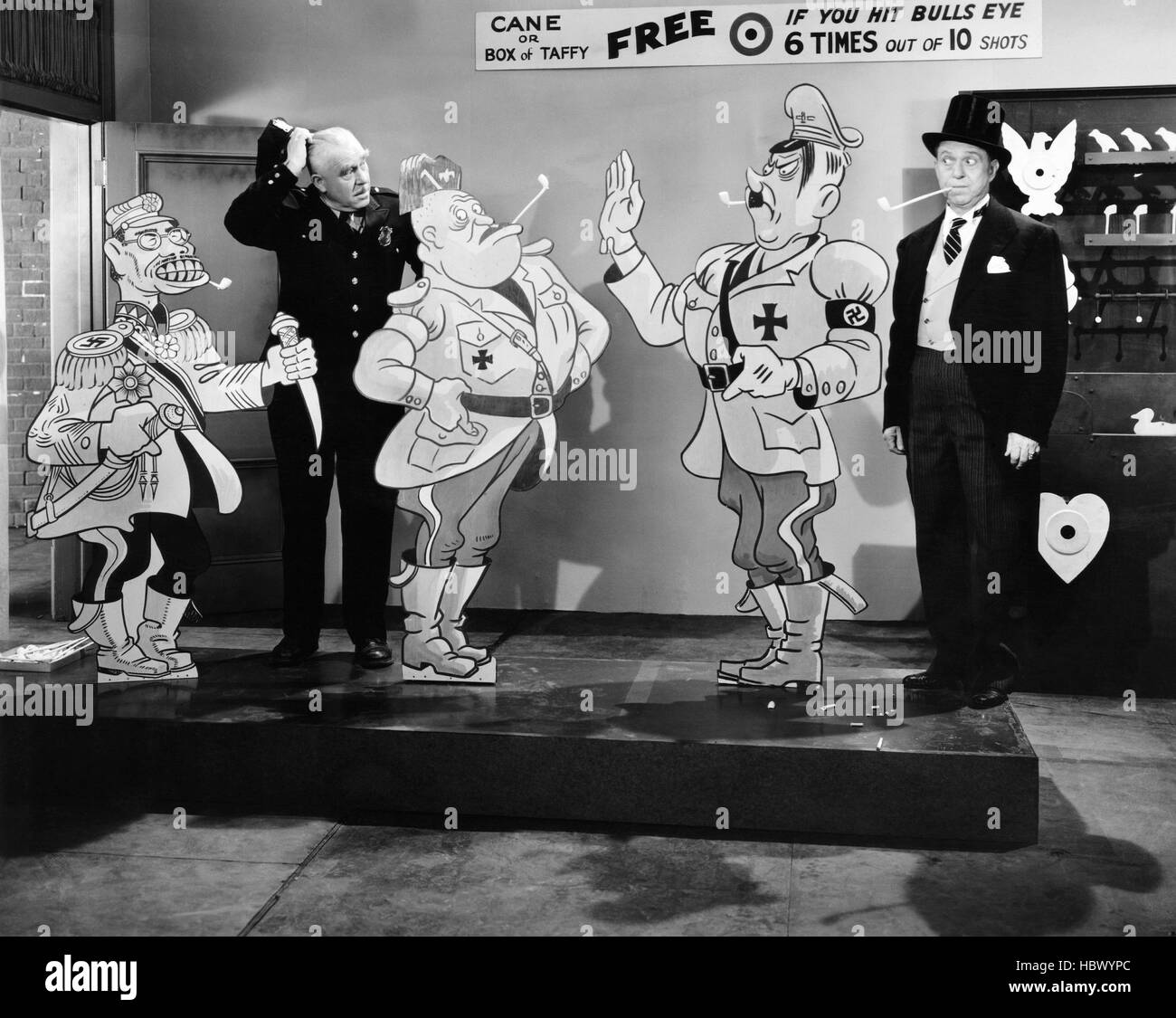 Hier kommt Mr ZERK, von links: Fred Kelsey, Harry Langdon, cartoon ...