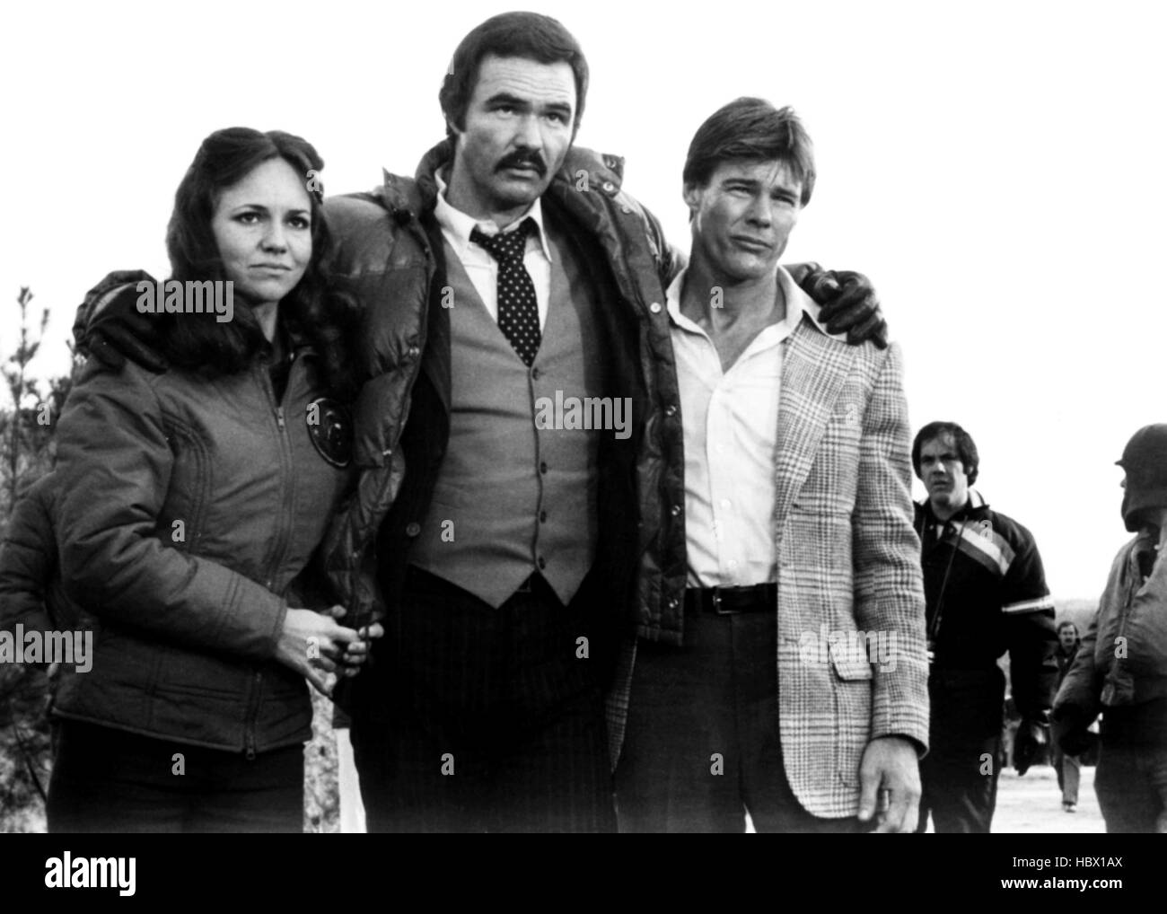 HOOPER, von links, Sally Field, Burt Reynolds, Jan-Michael Vincent ...