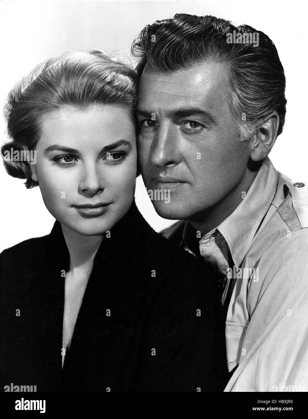 GRÜNES Feuer, Grace Kelly, Stewart Granger, 1954 Stockfotografie - Alamy