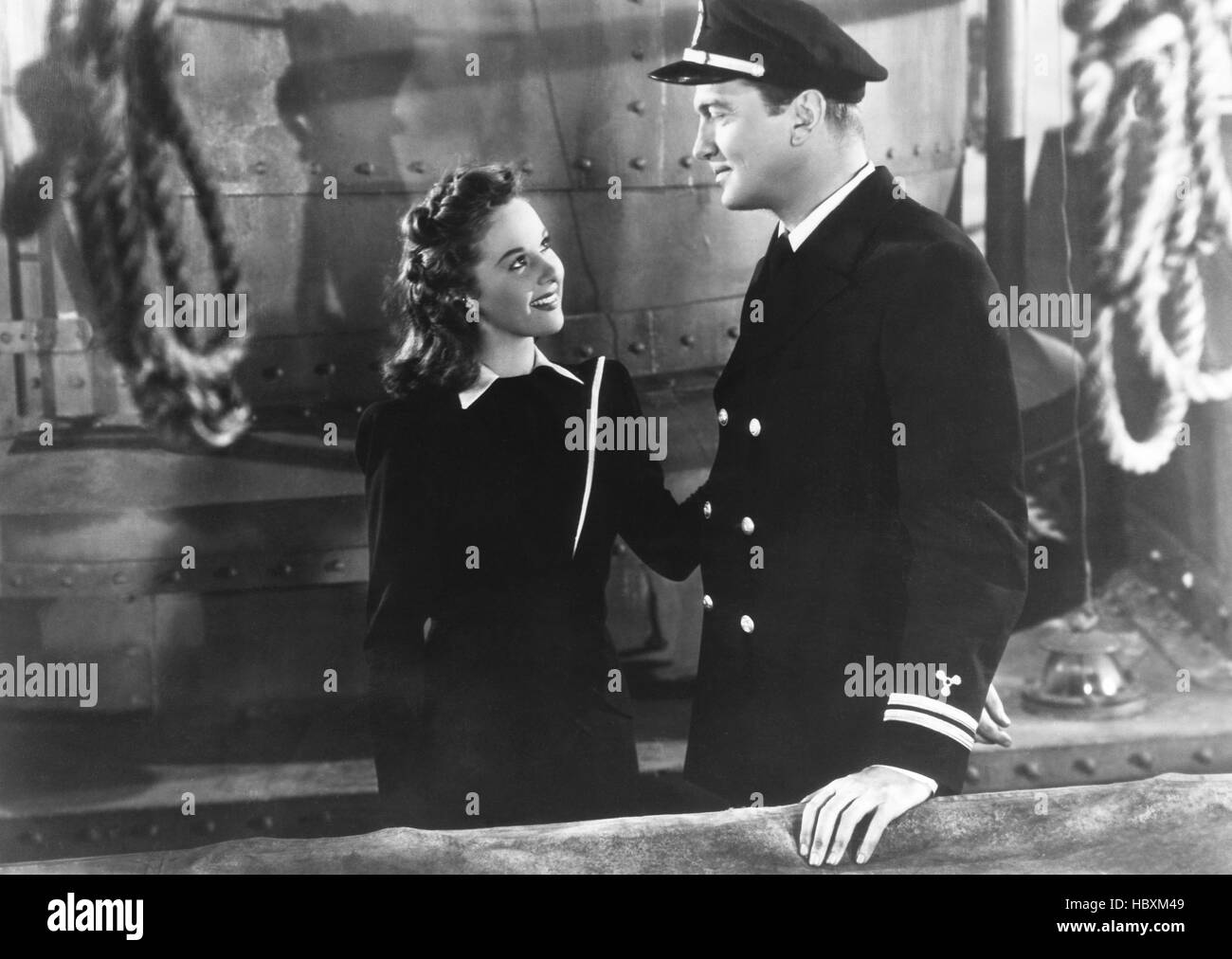 DER haarige Affe, von links: Susan Hayward, John Loder, 1944 ...