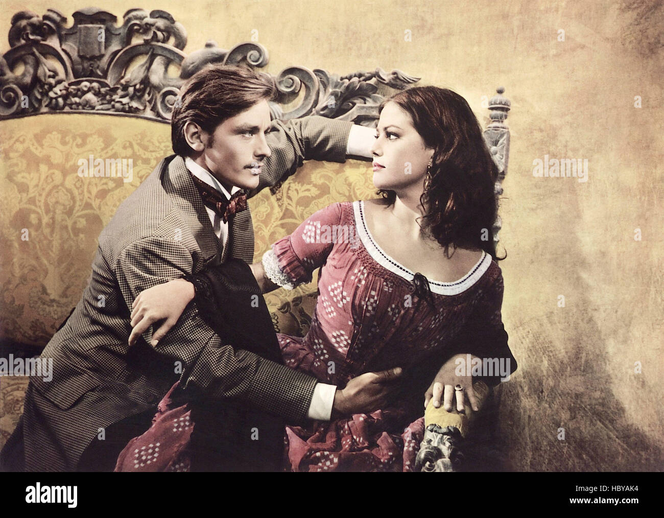 DER LEOPARD (aka IL GATTOPARDO), von links: Alain Delon, Claudia ...