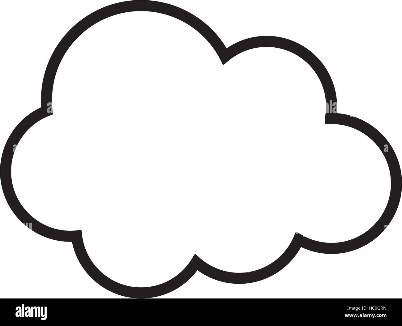 Wolke Wetter Symbol Symbol Vektor Illustration Grafik-design Stock ...