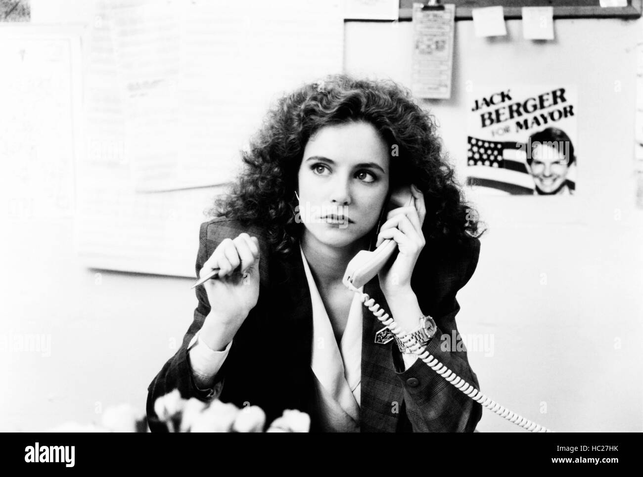 MEN AT WORK, Leslie Hope, Darrell Larson (im Foto), 1990, © Triumph ...