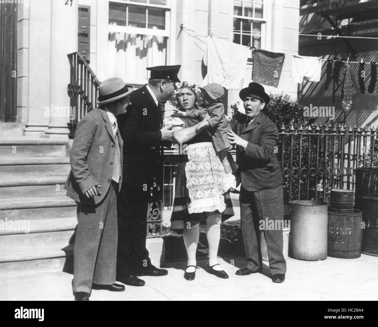 KÖTER Larry Fine, Bud Jamison, Curly Howard, Moe Howard (The Three ...