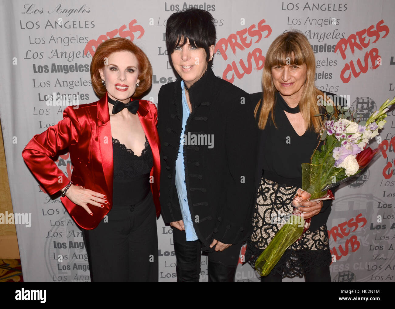 Kat-Kramer, Diane Warren und Aida Mayo besucht The Los Angeles Presse ...
