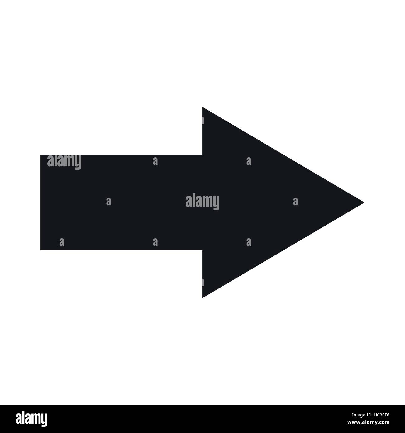 Schwarzer Pfeil Nach Rechts