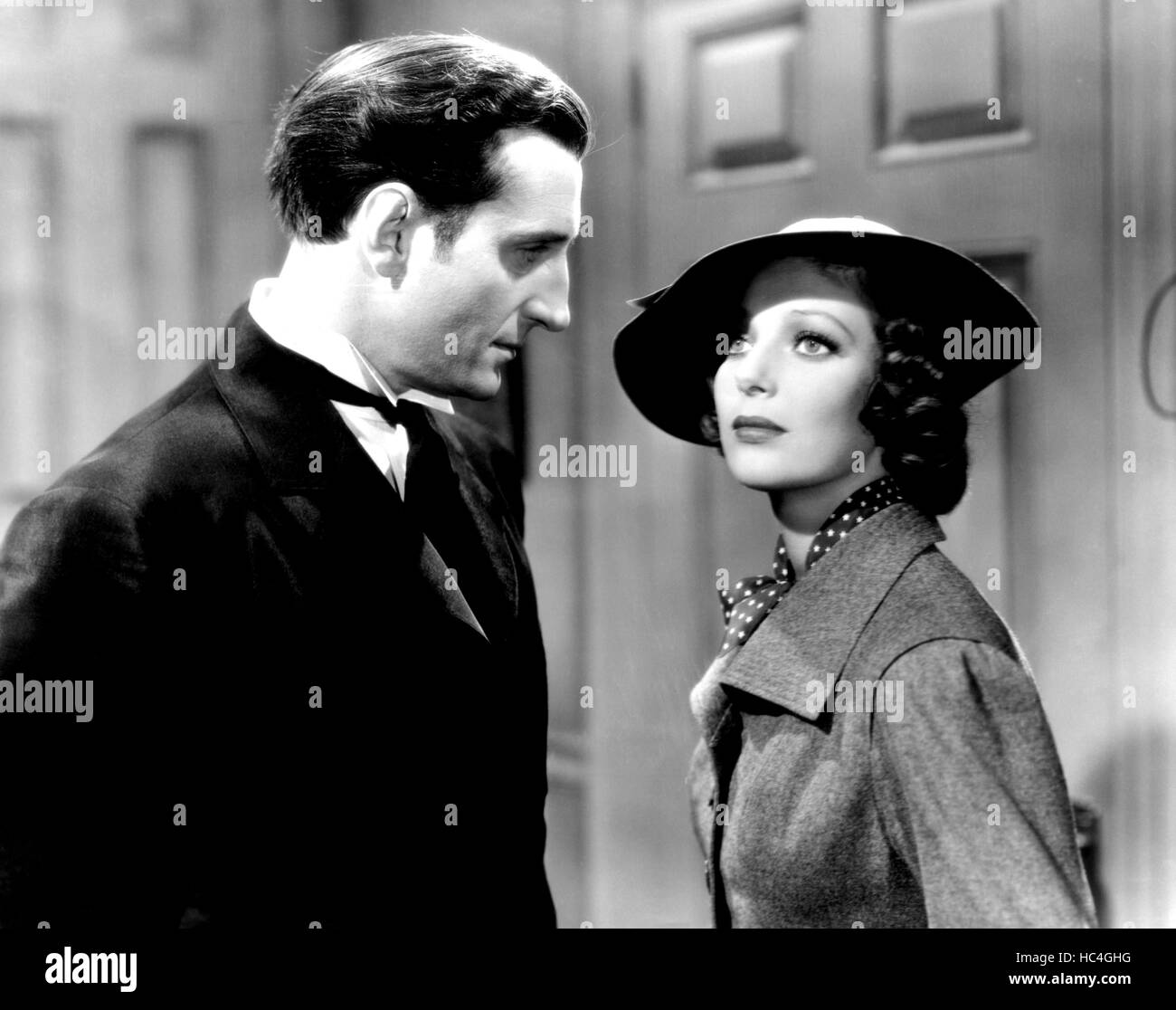 PRIVATE Nummer, Basil Rathbone, Loretta Young, 1936, (c) 20th Century Fox, TM & Copyright ...