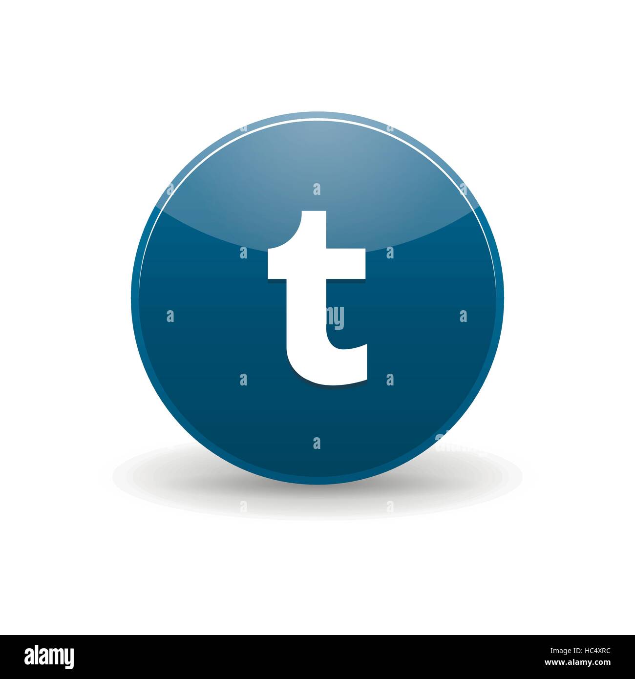 Tumblr logo Stock-Vektorgrafiken kaufen - Alamy