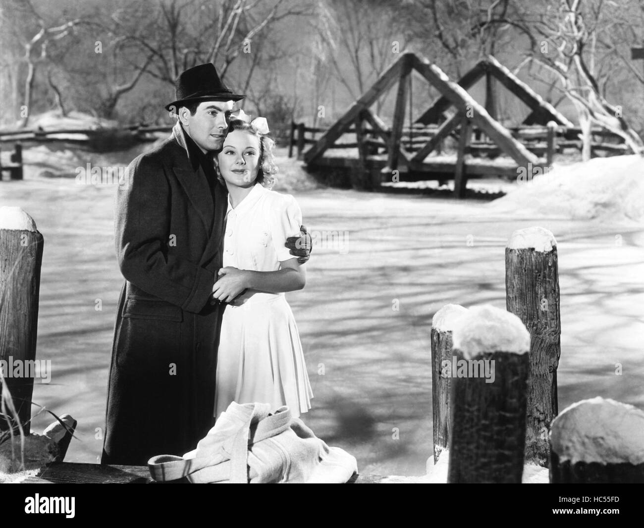 ZWEITE Geige, von links, Tyrone Power, Sonja Henie, 1939, TM und ...