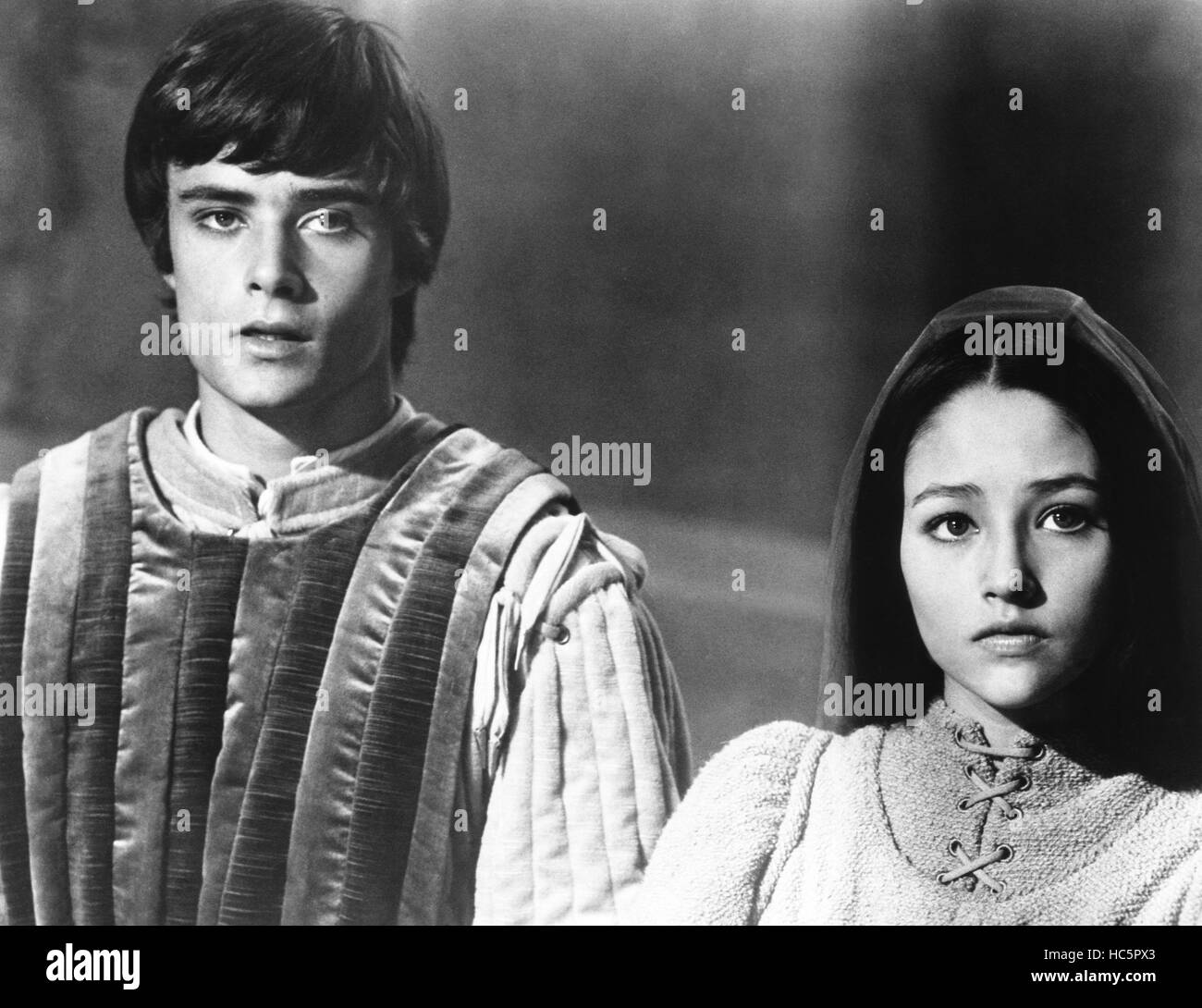 ROMEO und Julia, von links, Leonard Whiting, Olivia Hussey, 1968 Stockfotografie - Alamy